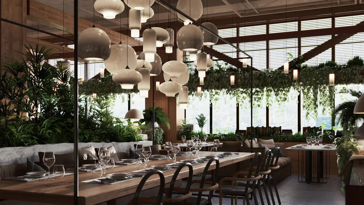 Commercial Lighting Trends for Restaurants: Enhance Ambience – LightsLux