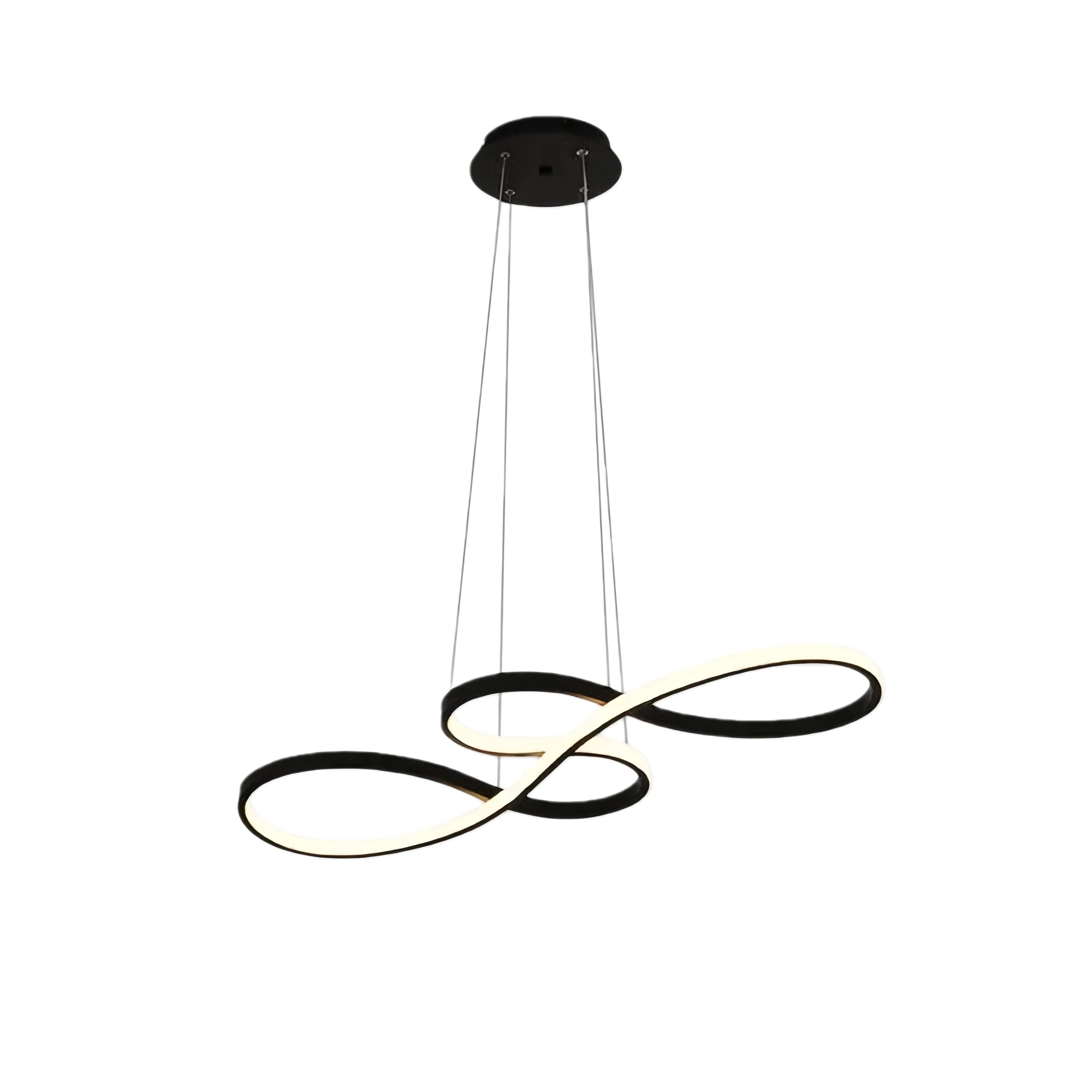 Modern Cross Pendant Light – White/Black/Gold | Lightslux – lightslux