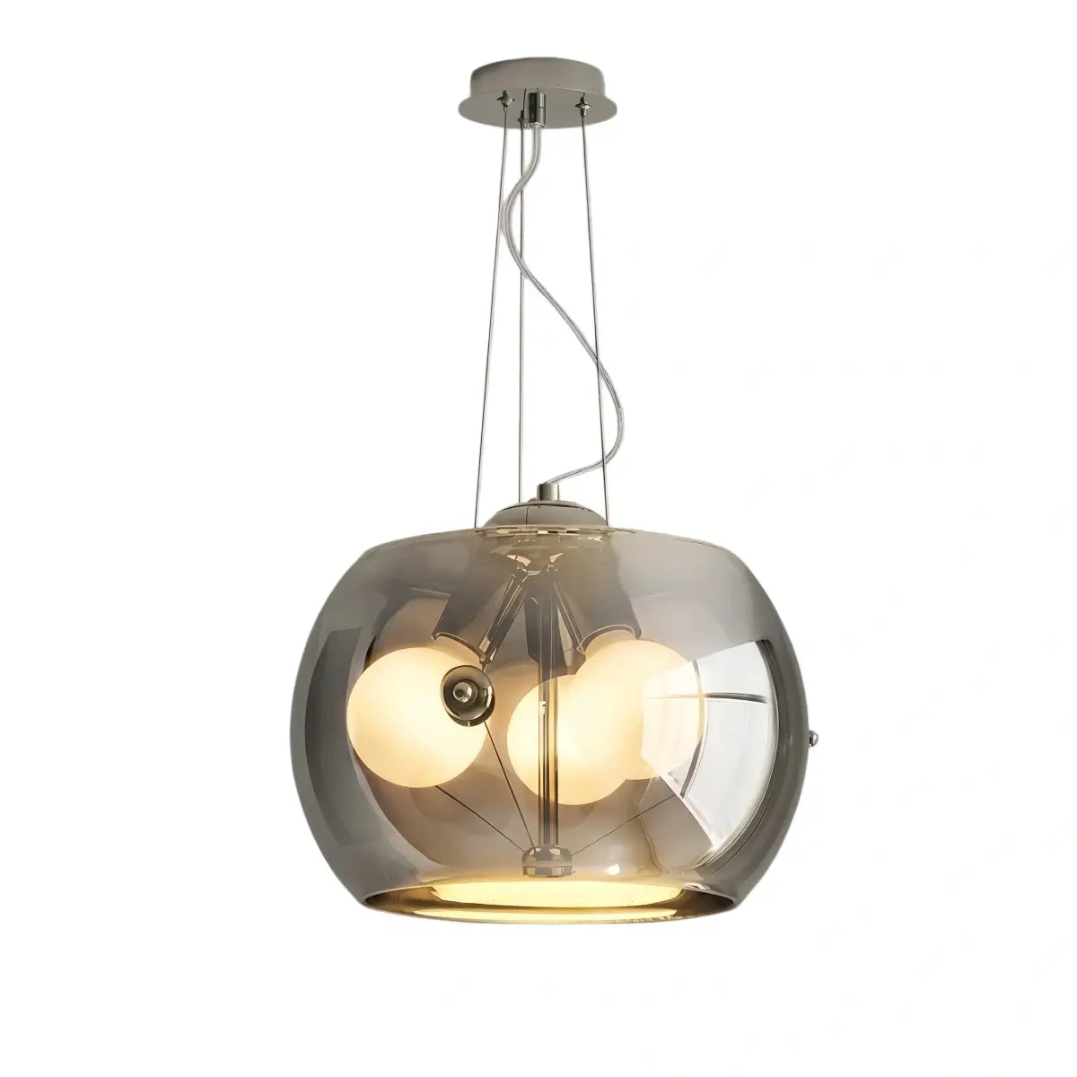 Industrial Cylinder Glass Pendant -- Clear/Smoked 3 Sizes | Lightslux ...